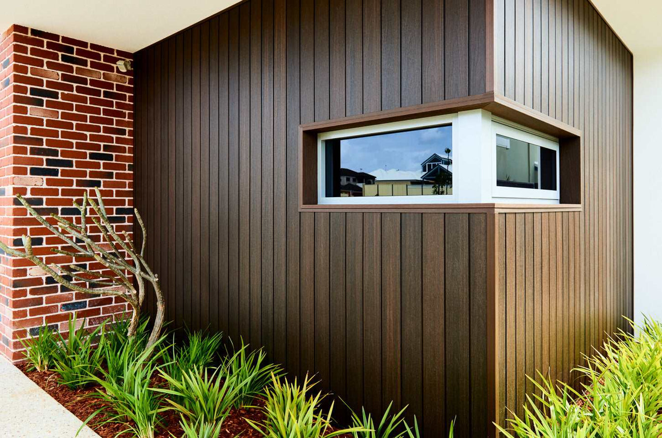 Composite Cladding UK | Teak -Traditional Composite Cladding Woodgrain ...