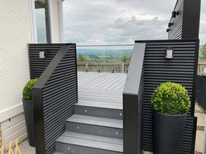 Composite Cladding Sample | Midnight-Slatted Composite Cladding Panel ...