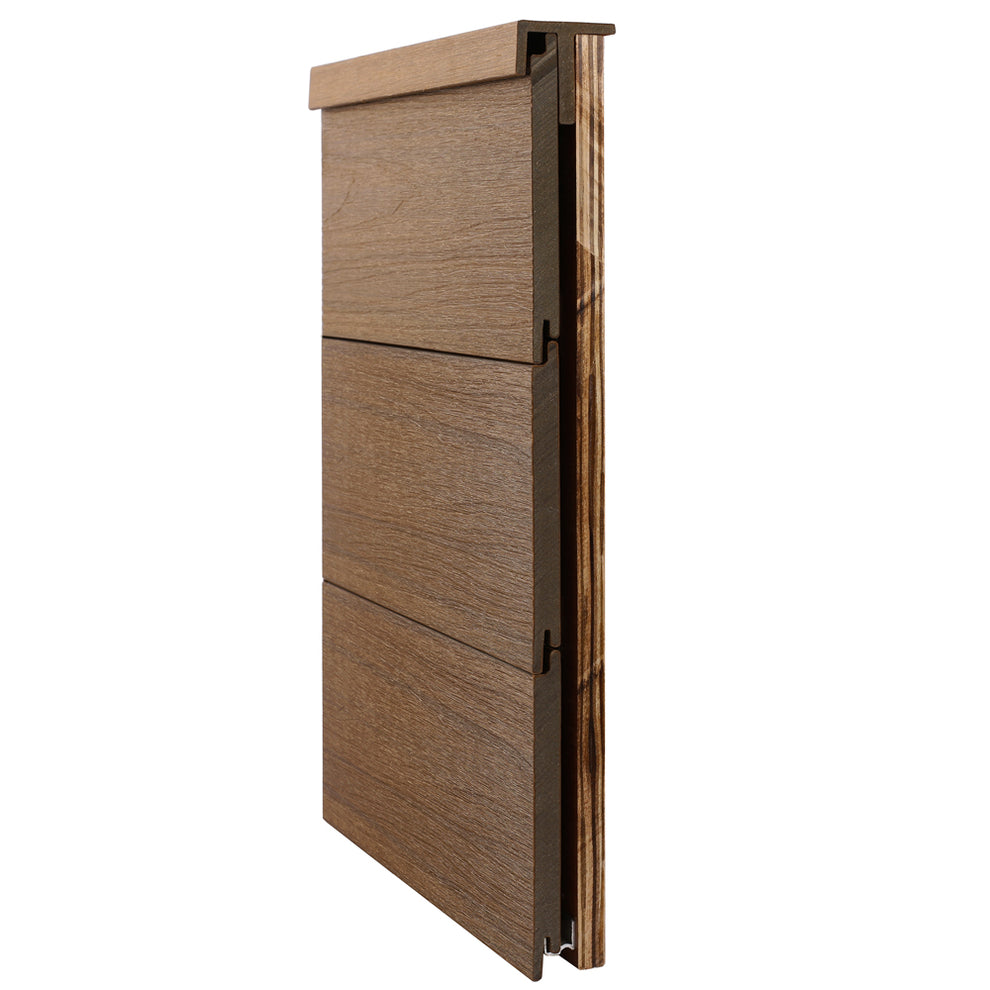 Composite Cladding UK | Teak -Traditional Composite Cladding Woodgrain ...